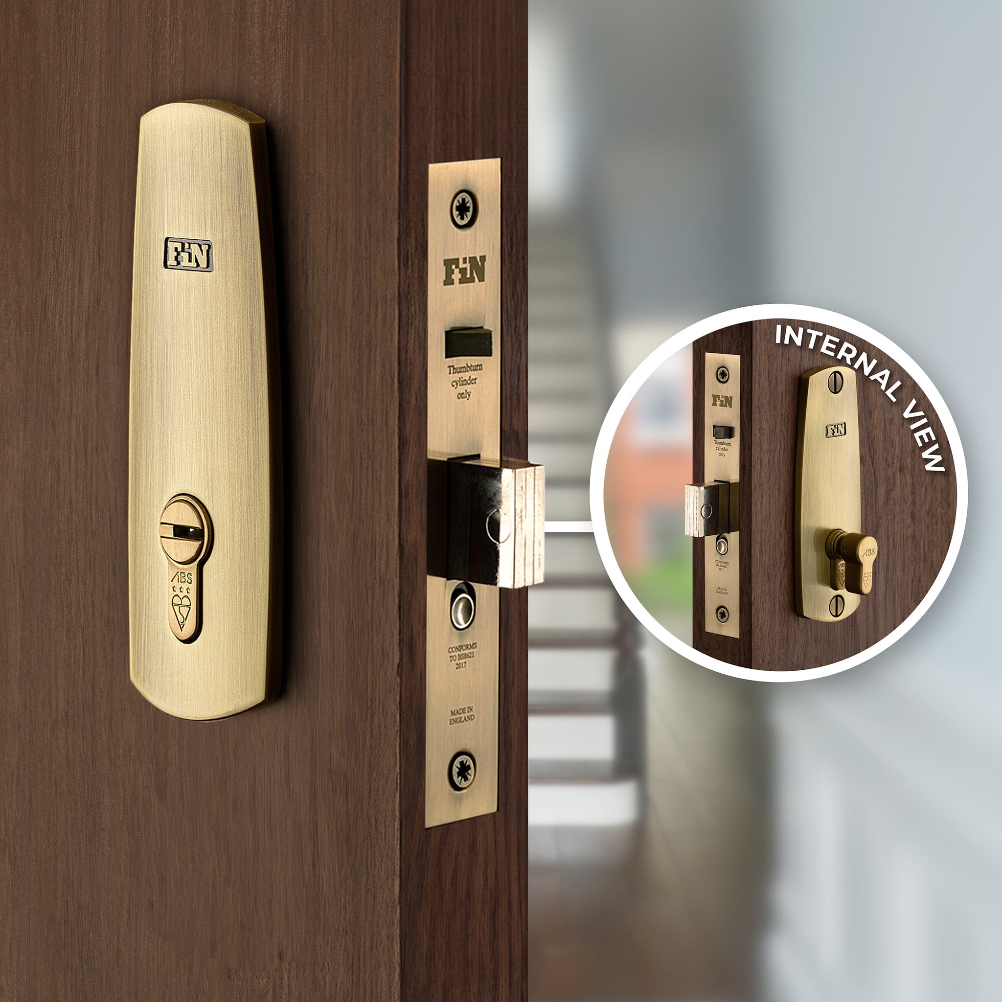 Automatic Deadbolt - Antique Brass – FinFort