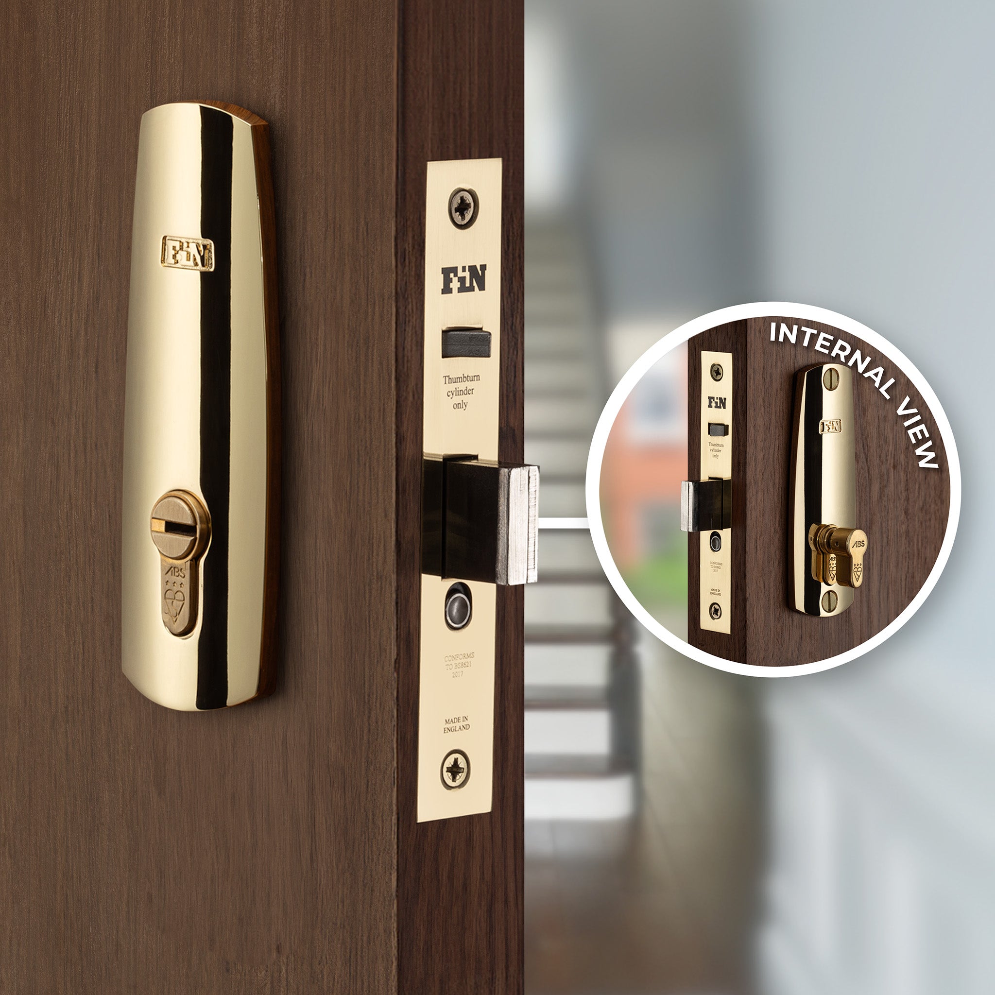 Automatic Deadbolt - Polished Brass – FinFort