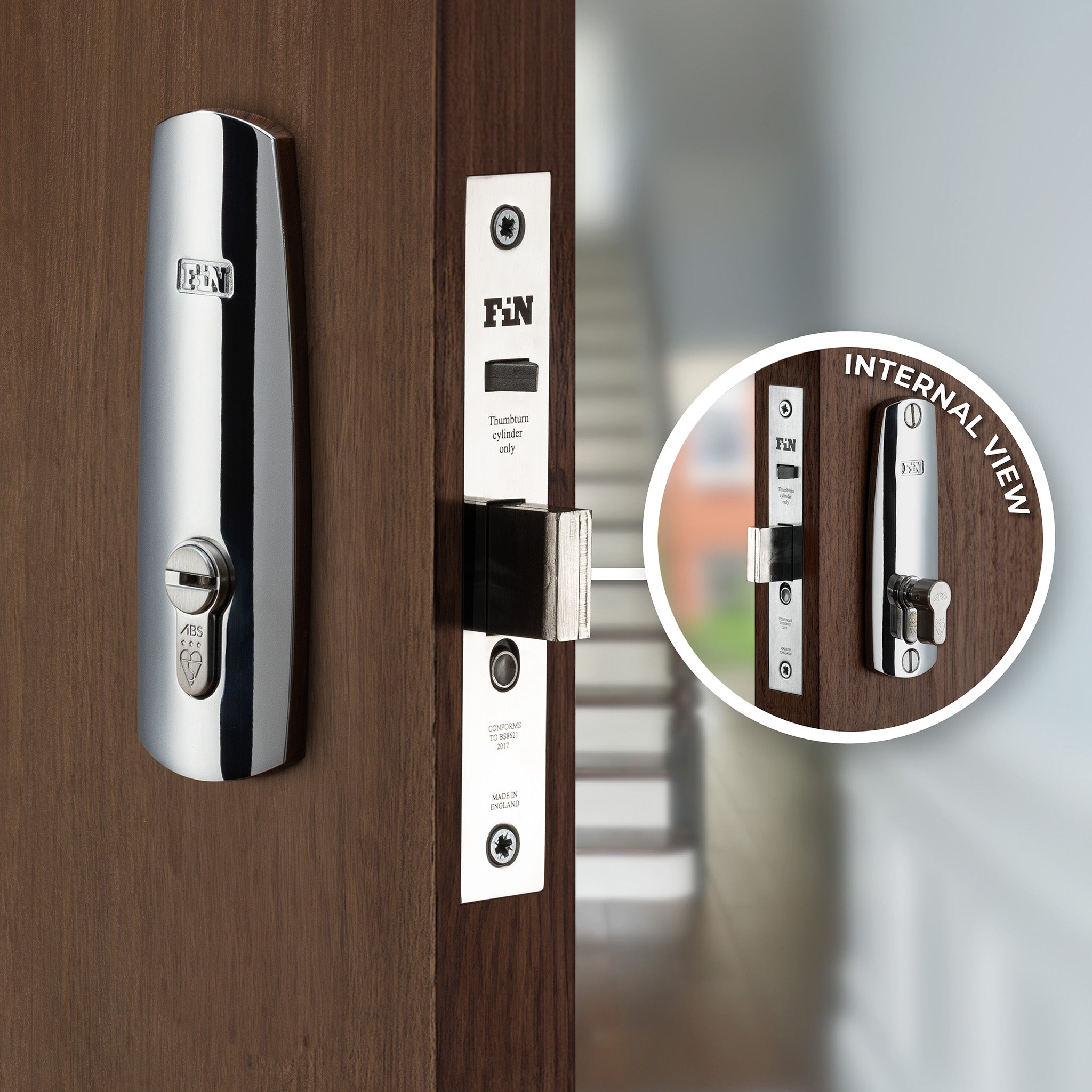 Automatic Deadbolt - Polished Chrome – FinFort Locks