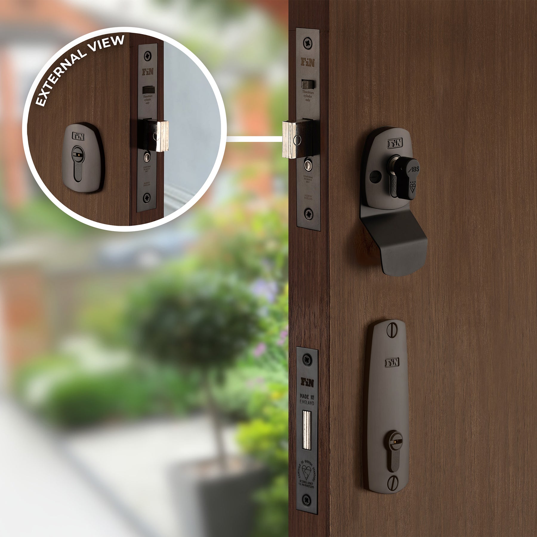Dual Door Lock Set - Matt Bronze – FinFort