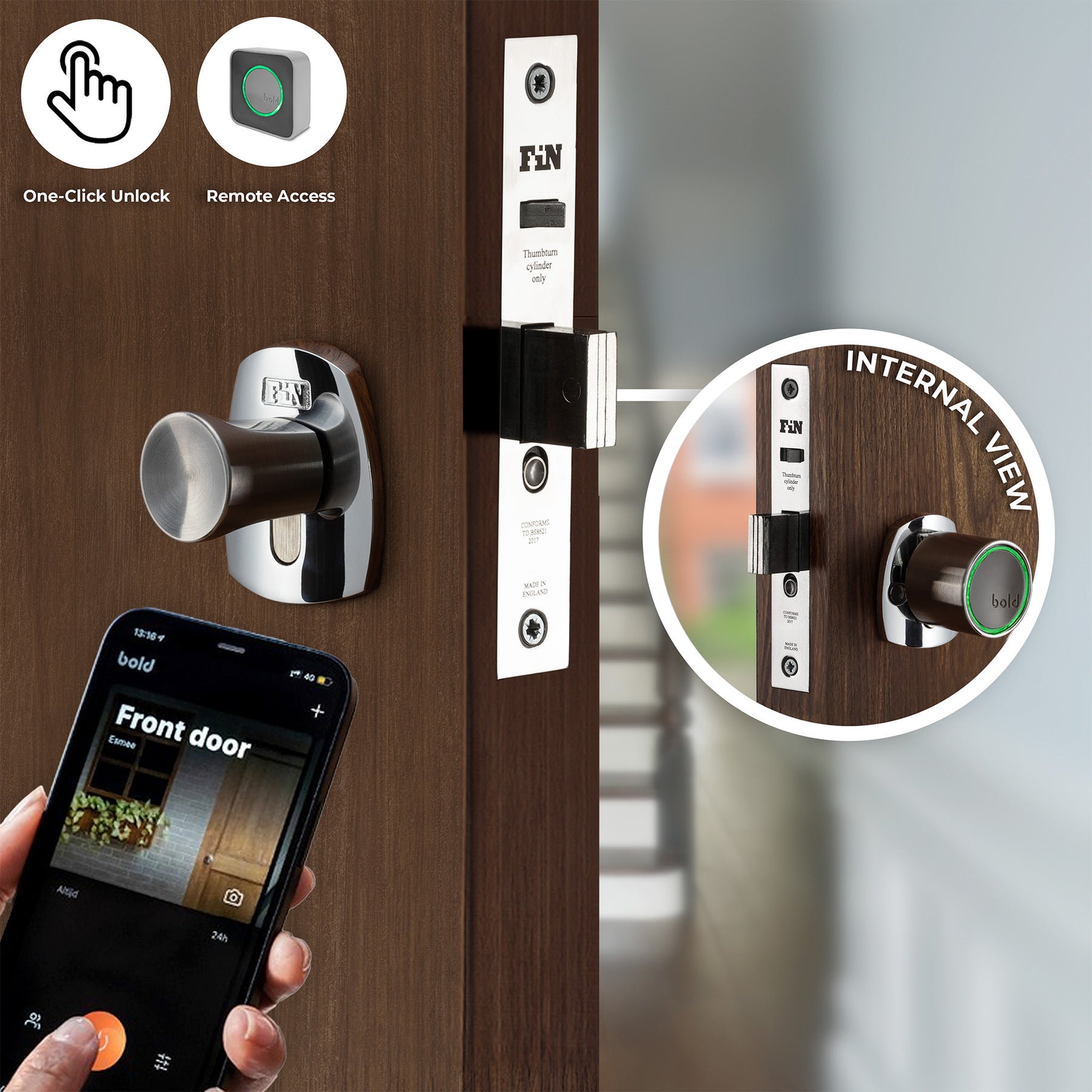 Smart Auto Deadbolt Nightlatch – FinFort