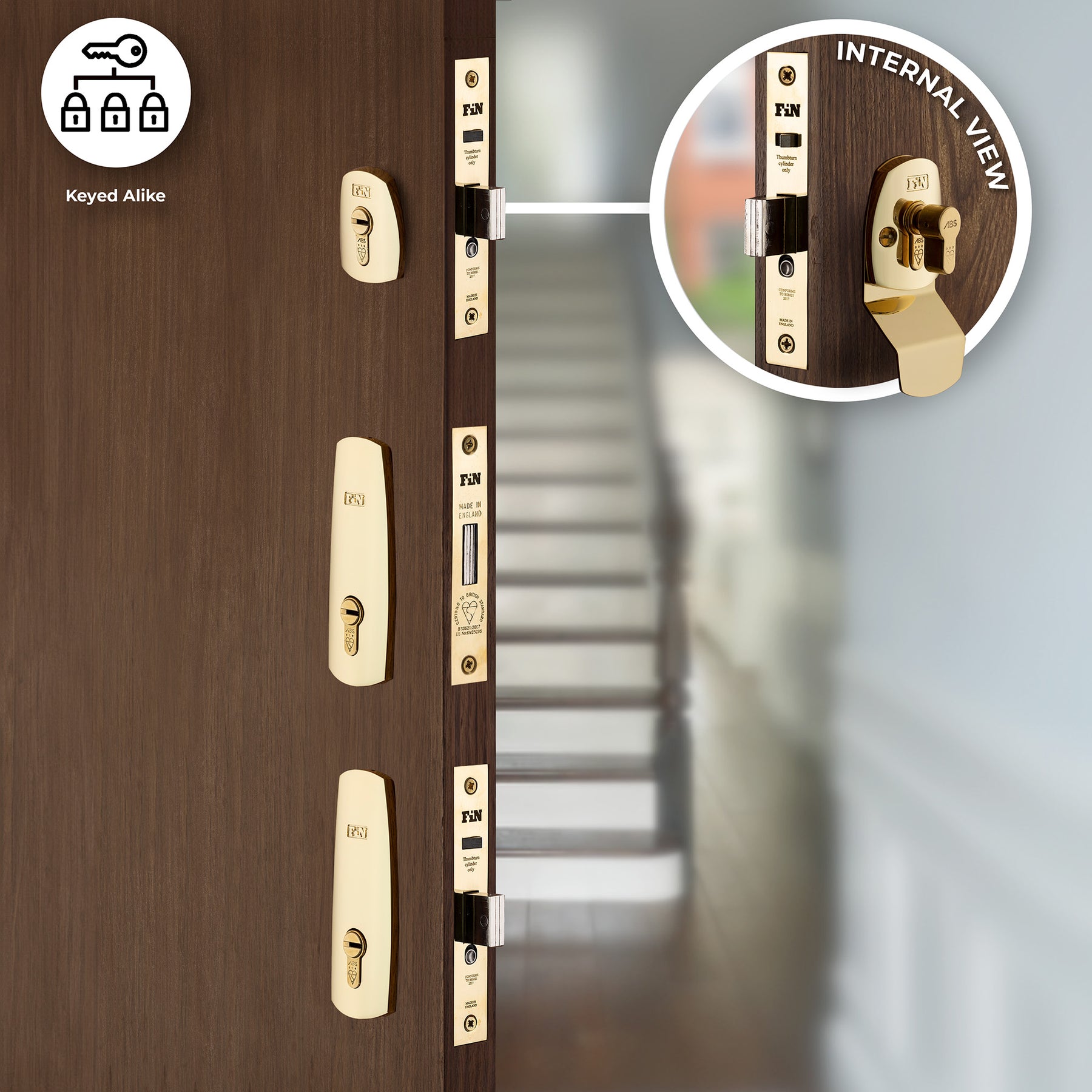 Triple Door Lock Set – FinFort