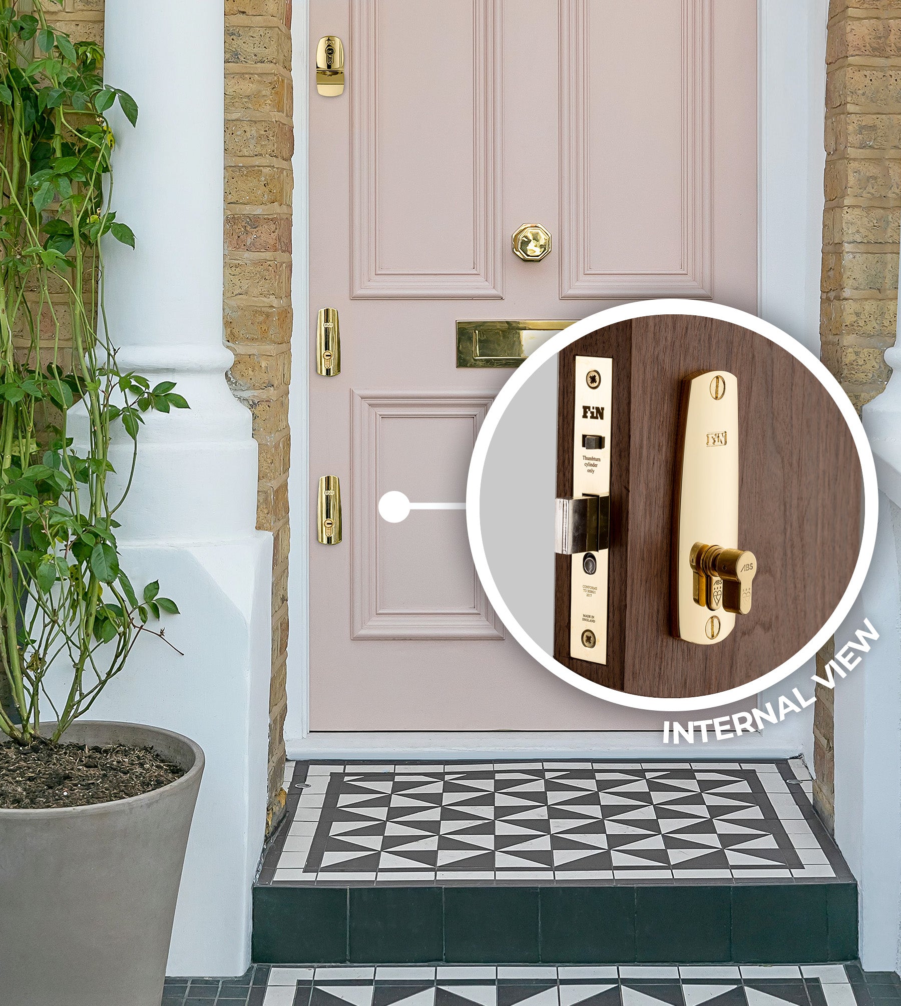 Automatic Deadbolt - Antique Brass – FinFort